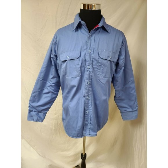 WearGuard | Shirts | Vtg Wearguard Xl Light Purple Lined Shirt Jacket ...